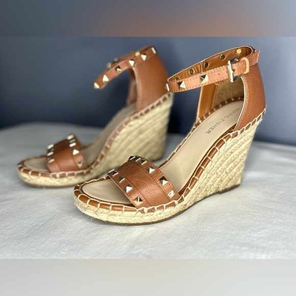 Marc Fisher | Shoes | Marc Fisher Kegan Studded Espadrille Wedge Heel ...